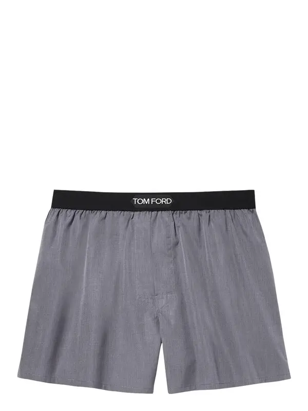 TOM FORD Cotton Shorts - Grey