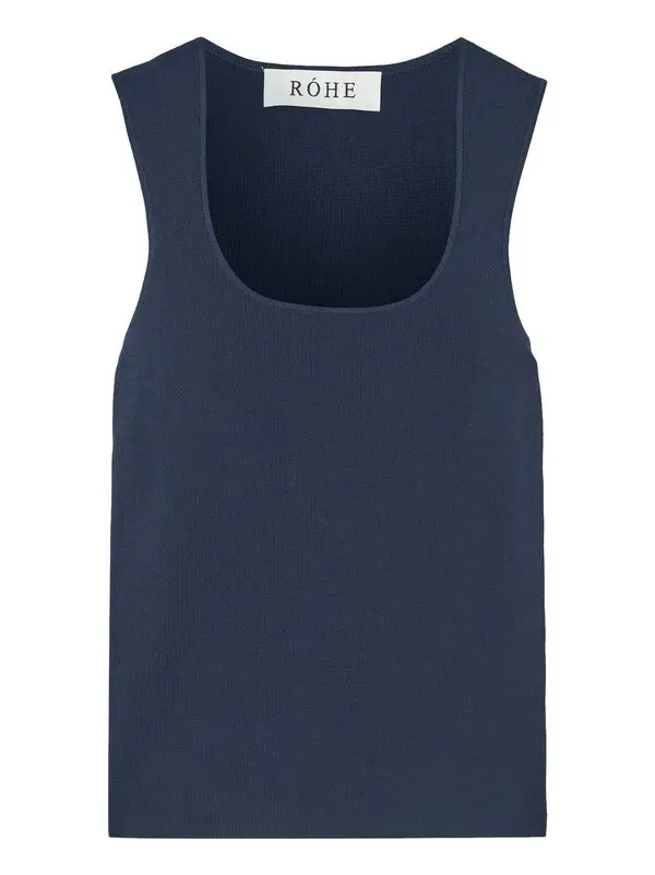 RÓHE Knitted Tank - Blue