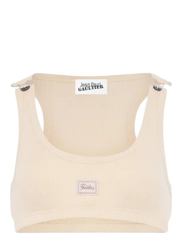 Jean Paul Gaultier Logo Top - Nude