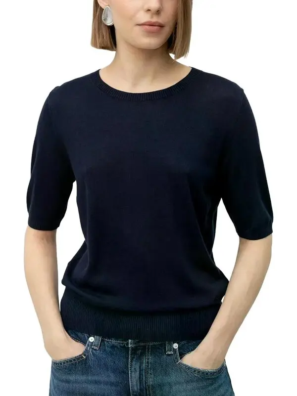 BOSS Short-sleeve Sweater - Blue