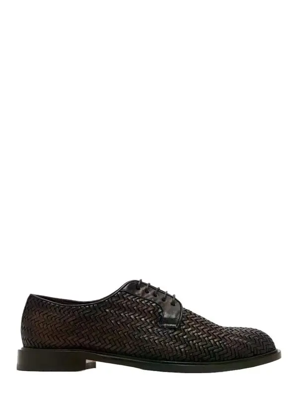 STURLINI FIRENZE Woven Derby Shoes - Brown