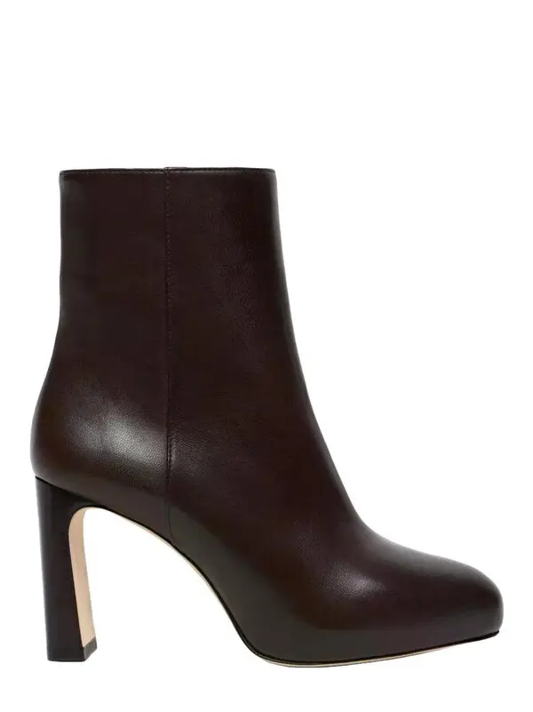 STUART WEITZMAN 100mm Babette Platform Zip Boots - Brown