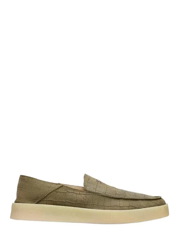 HIDE&JACK Crocodile-effect Slip-on Sneakers - Green