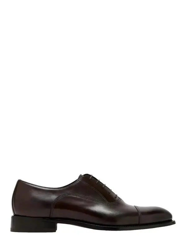 BARRETT Cap-toe Oxford Shoes - Brown