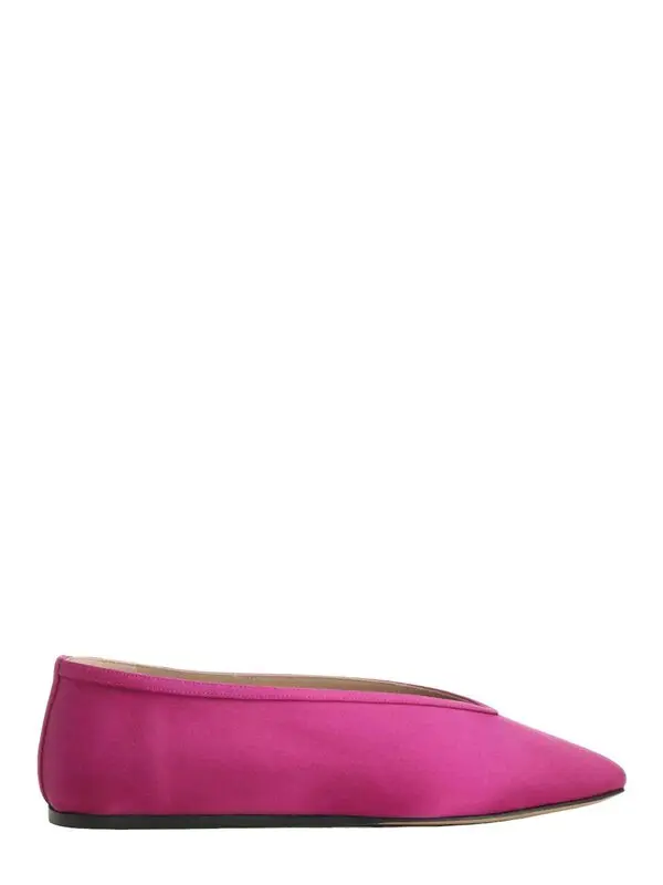 Le Monde Beryl Luna Satin Ballet Flats - Pink