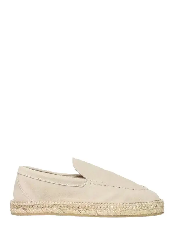 Eleventy Leather Espadrilles - Neutrals