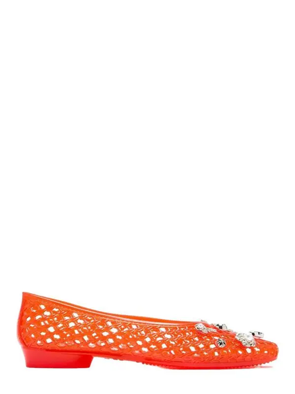 HEAVENLY JELLY Vice Ballet Flats - Red