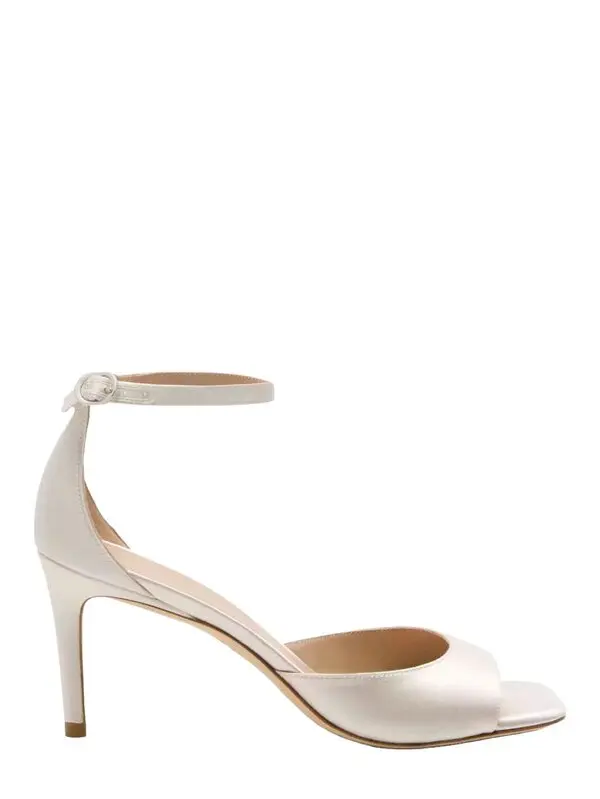 STUART WEITZMAN Nudistia Square-toe Sandals - Neutrals