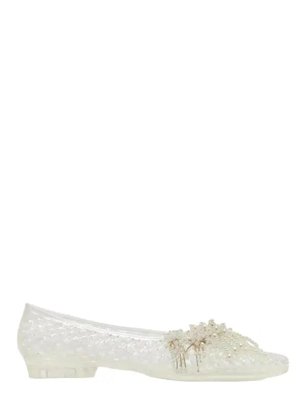 HEAVENLY JELLY Muse Ballet Flats - White