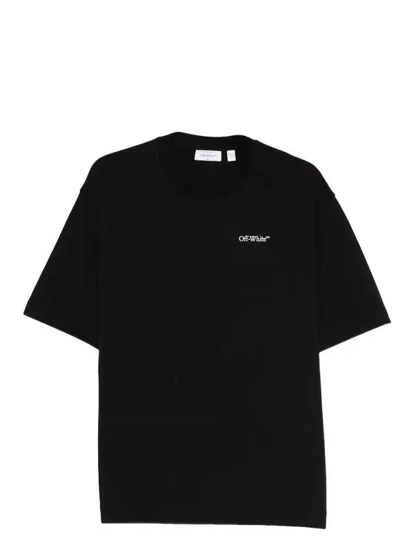 Off-White Cotton T-shirt - Black