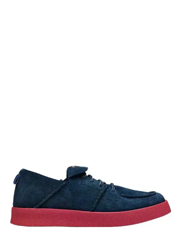 HIDE&JACK Textured Platform Sneakers - Blue