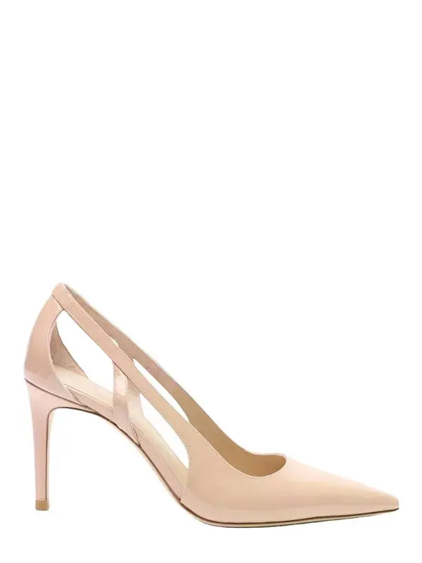 STUART WEITZMAN Cutout Pointed Pumps - Neutrals