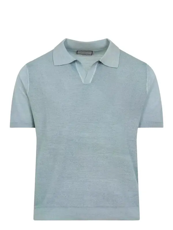 Canali V-neck T-shirt - Green