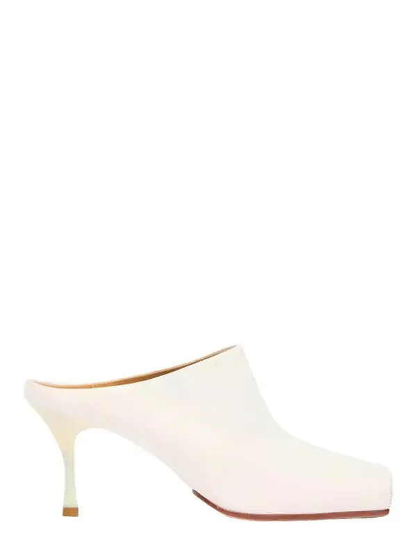 MAISON MARGIELA Square-toe Mules - White