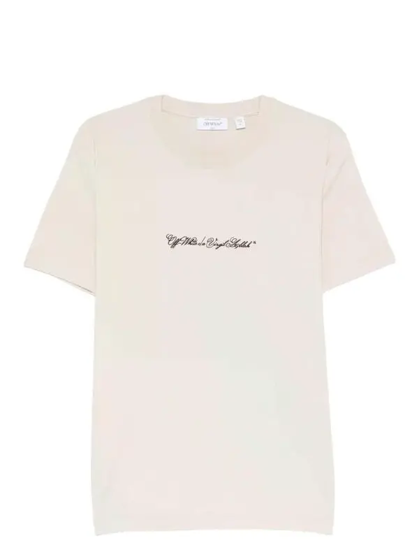 Off-White Printed T-shirt - Neutrals