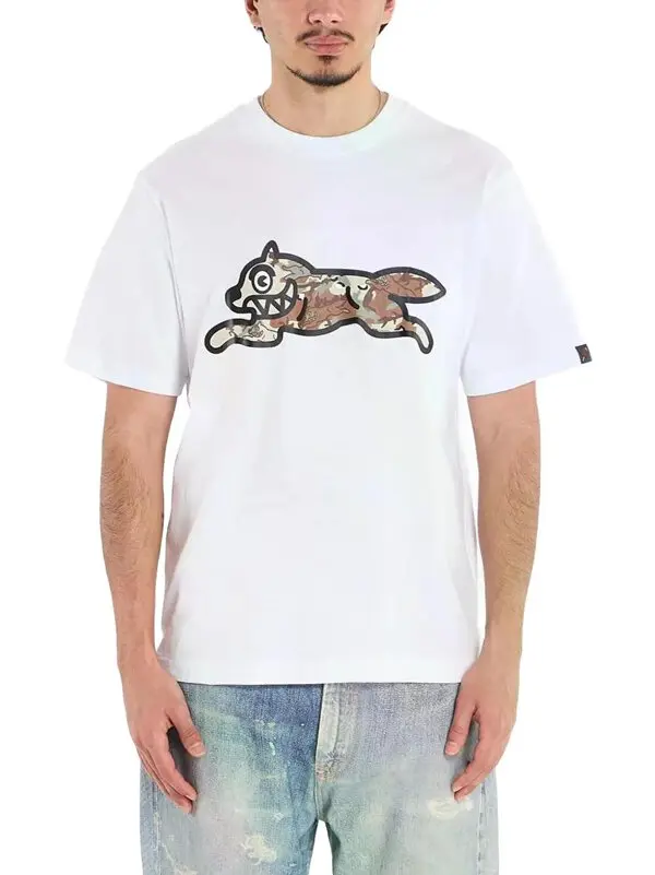 BILLIONAIRE BOYS CLUB - ICE CREAM Running Dog Graphic T-shirt - White