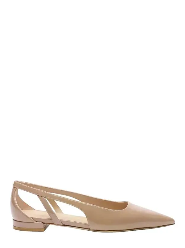 STUART WEITZMAN Pointed-toe Flat Pumps - Neutrals