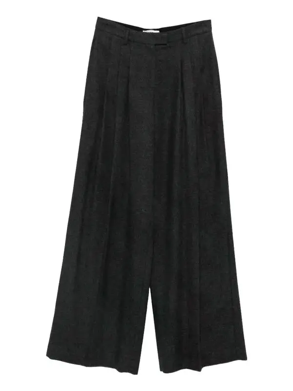 Iceberg Pleated Palazzo Trousers - Grey