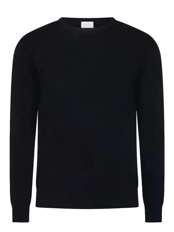 04651 / A TRIP IN A BAG Round-neck Long-sleeved Sweater - Blue