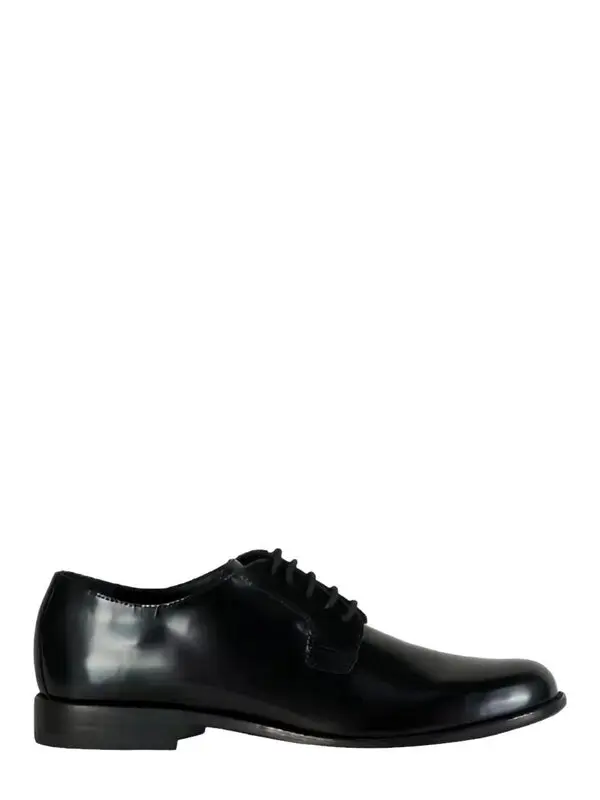 MANUEL RITZ Lace-up Leather Derby Shoes - Black