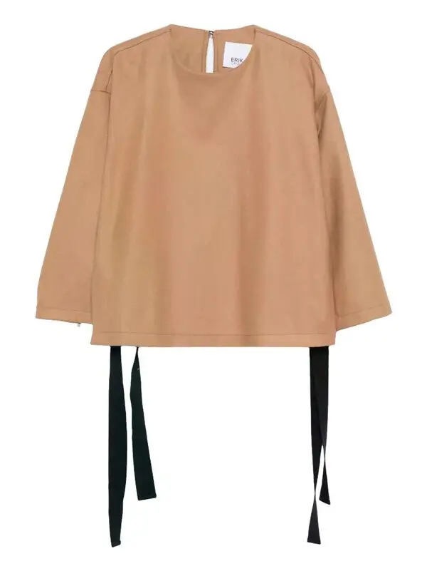 Erika Cavallini Round-collar Blouse - Neutrals