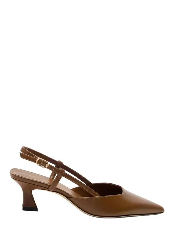 STUART WEITZMAN Cutout Pointed Pumps - Brown