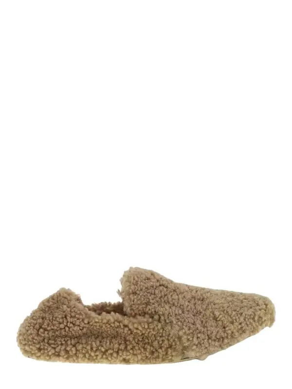 Le Monde Beryl Shearling Loafers - Neutrals