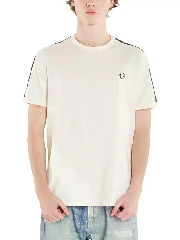 Fred Perry Tape Ringer T-shirt - Neutrals