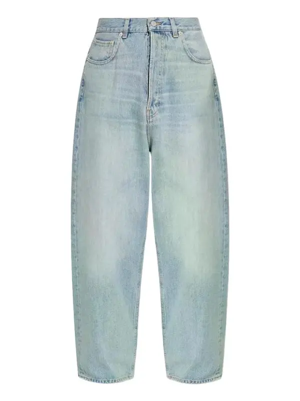 HAIKURE Five-pocket Wide-leg Jeans - Blue
