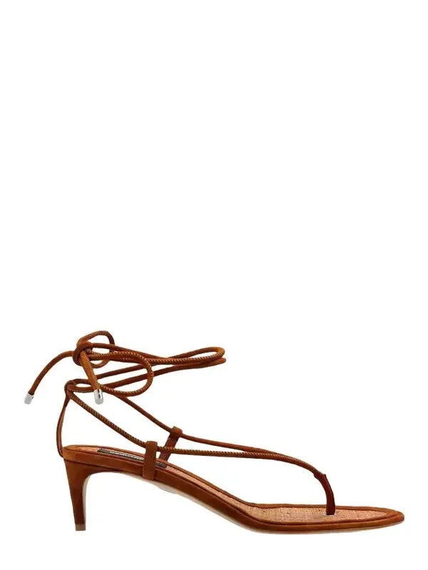 Dsquared2 Wraparound Thong Sandals - Brown