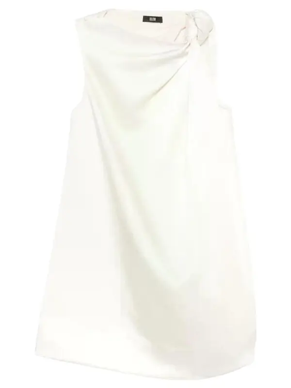 ELEH Drape Mini Dress - Neutrals