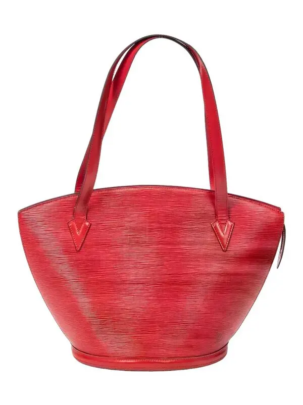 LOUIS VUITTON 1996 Gm Saint Jacques Tote Bag - Red