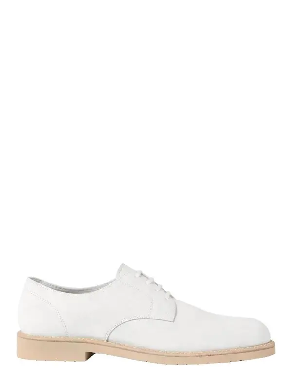 Brunello Cucinelli Lace-up Derby Shoes - White