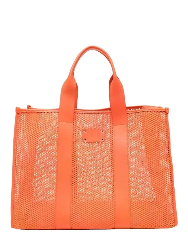 MSGM Logo Detail Tote Bag - Orange