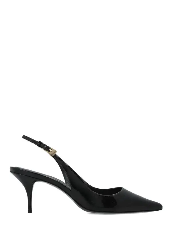 BLACK SUEDE STUDIO Branca Point-toe Slingback Pumps - Black