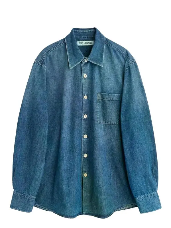Our Legacy Above Pocket Button Shirt - Blue