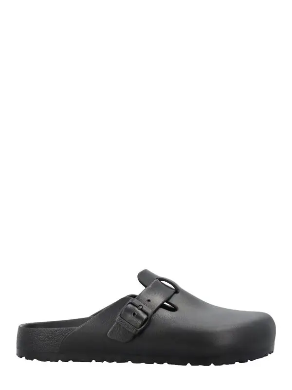 BIRKENSTOCK Boston Buckle-strap Mules - Black