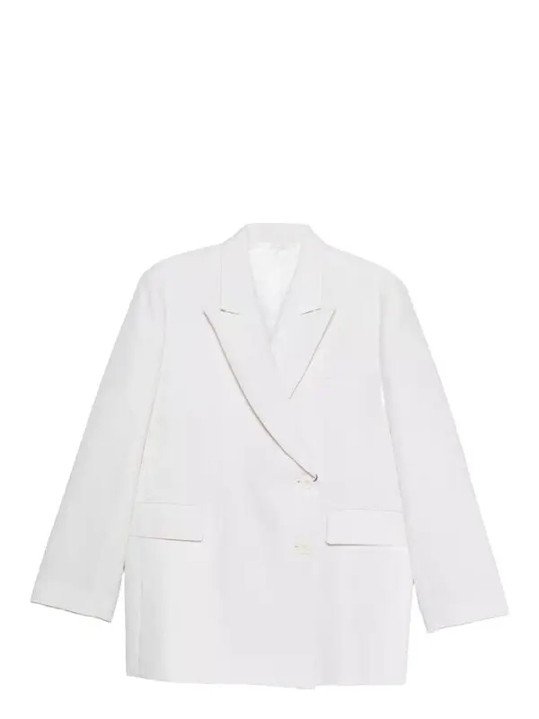 R2W Double-breasted Jacket - White