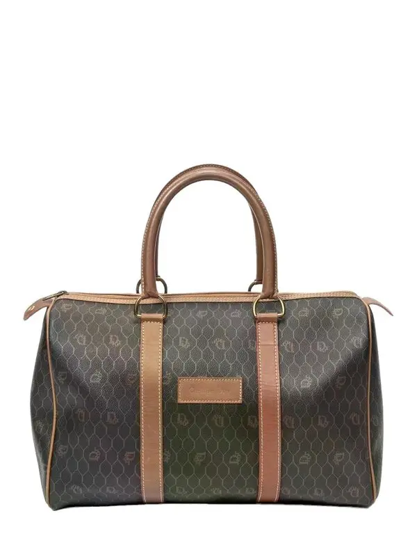 Dior Small Boston Tote Bag - Brown
