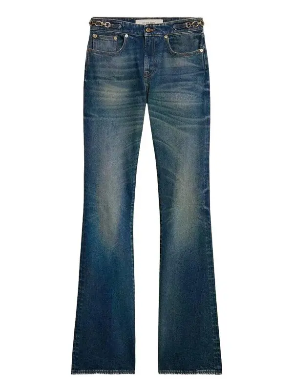 GOLDEN GOOSE DELUXE BRAND Chain-embellished Jeans - Blue