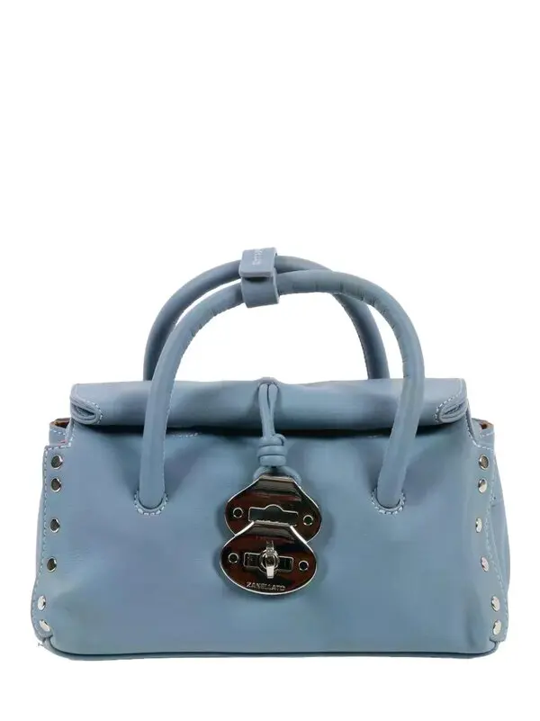 ZANELLATO Dotta® Leather Tote Bag - Blue