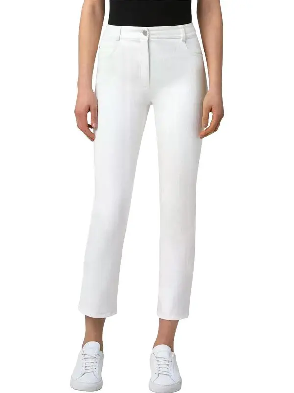 Akris Ankle-length Cropped Jeans - White