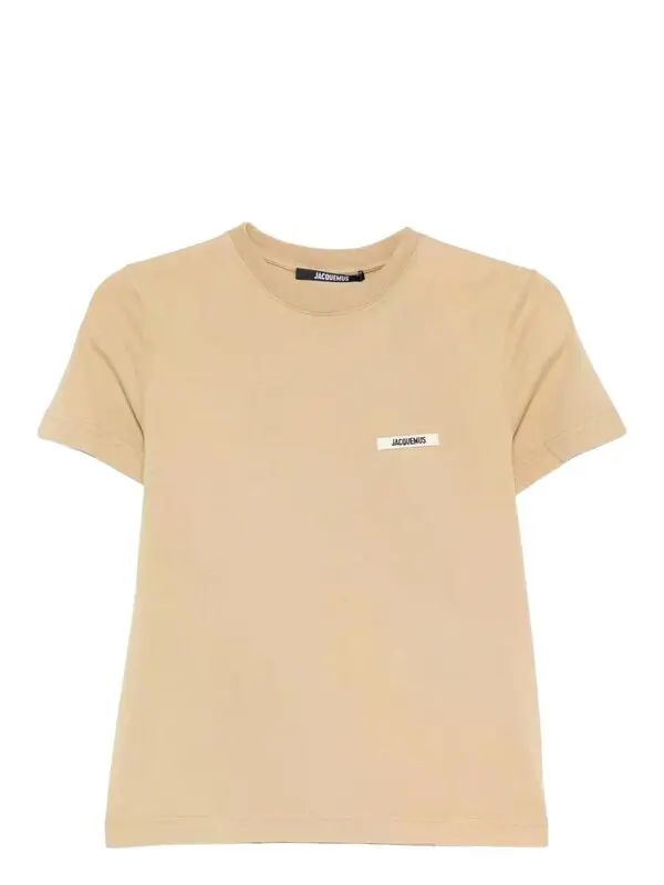 Jacquemus Gros Grain T-shirt - Neutrals