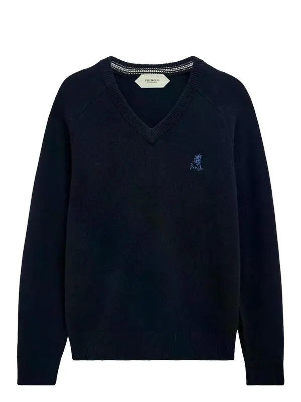 Pringle Of Scotland V-neck Sweater - Blue