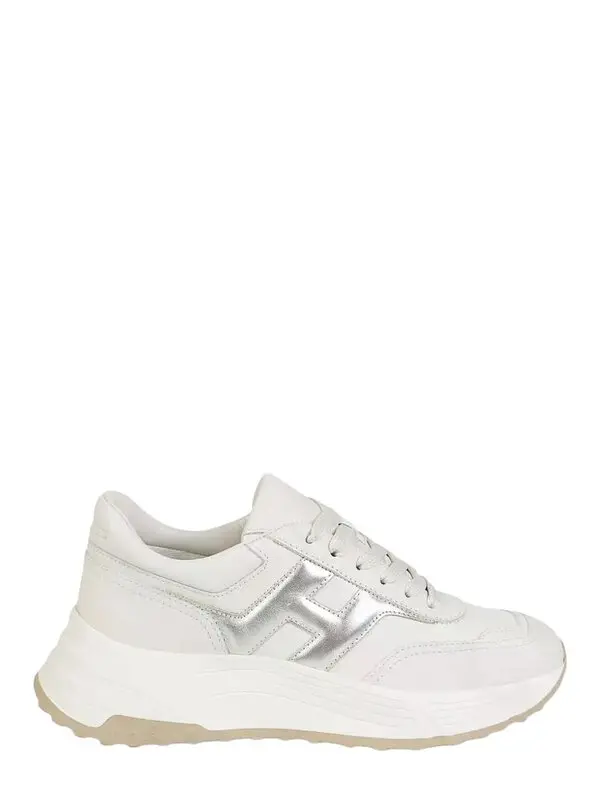 Hogan Logo Detail Lace-up Sneakers - White