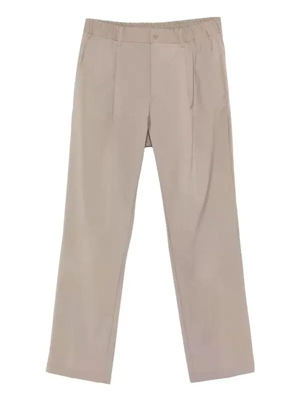 Herno Elasticated Pleated Trousers - Neutrals