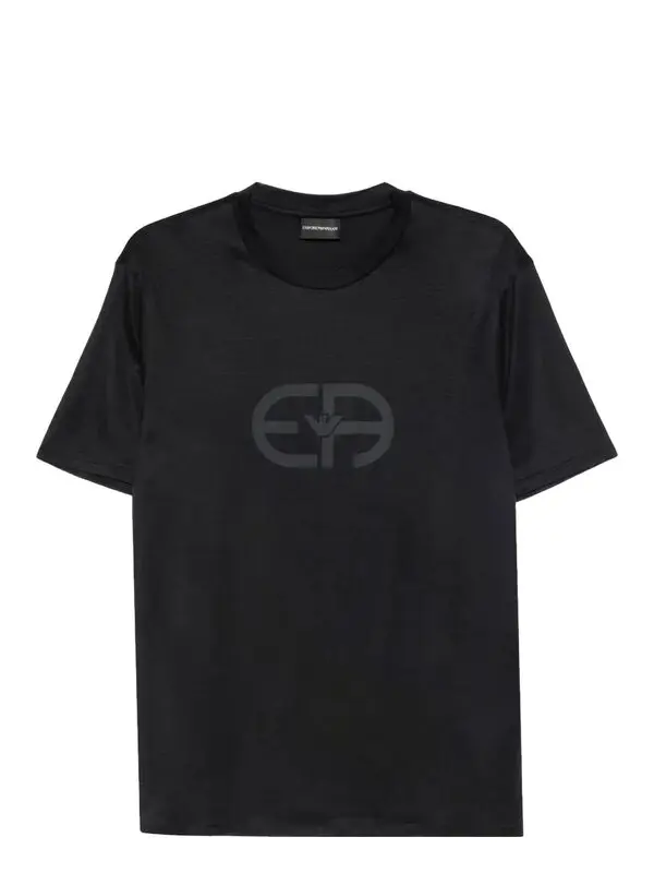 Emporio Armani Logo-detail T-shirt - Black