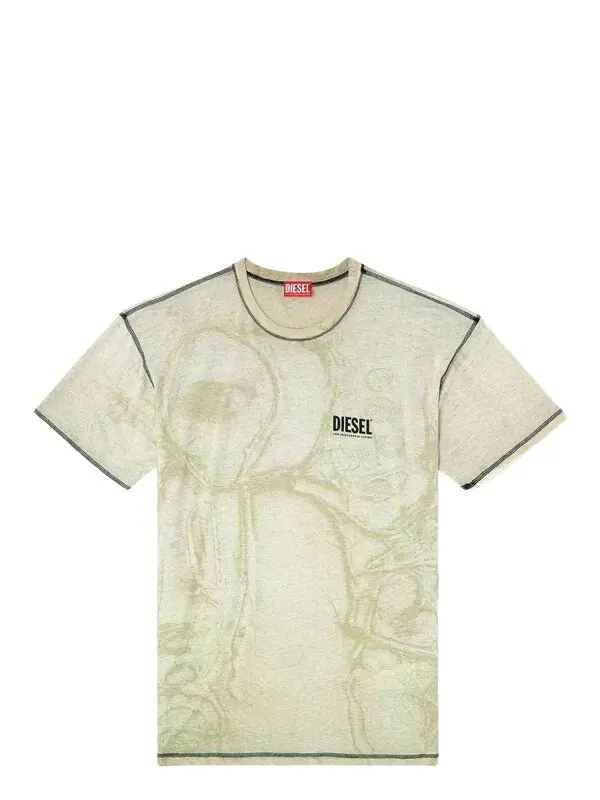 DIESEL® Crew-neck T-shirt - Neutrals