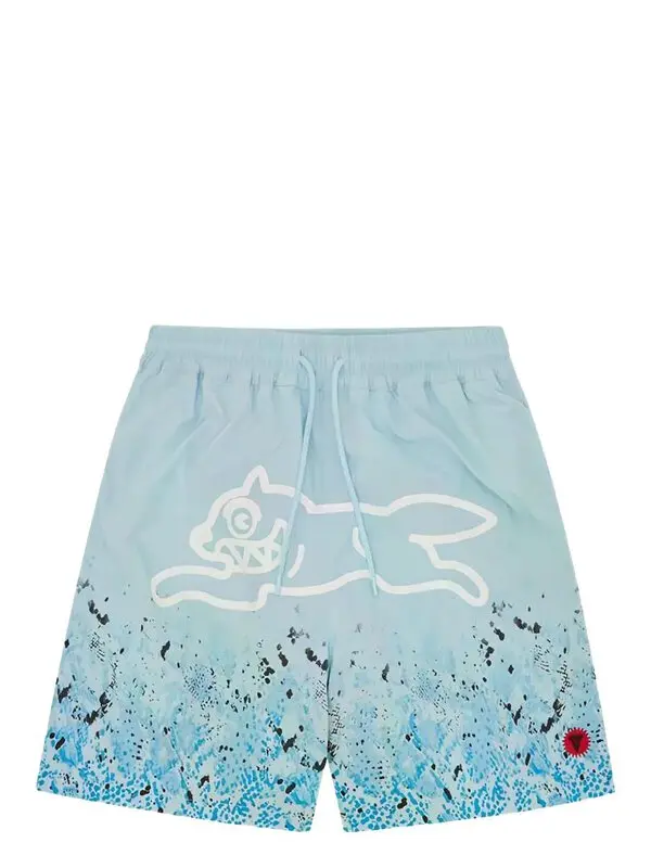 ICECREAM Running Dog Swim Shorts - Blue