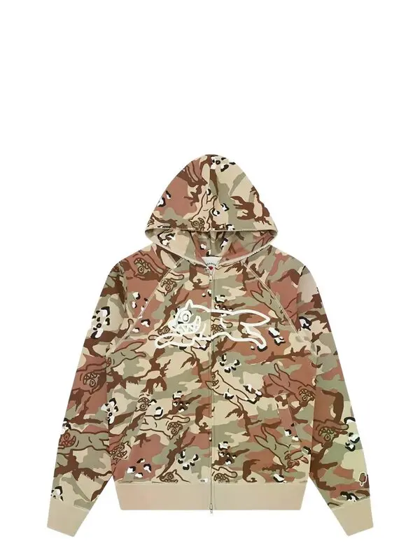 ICECREAM Camouflage-print Hoodie - Neutrals